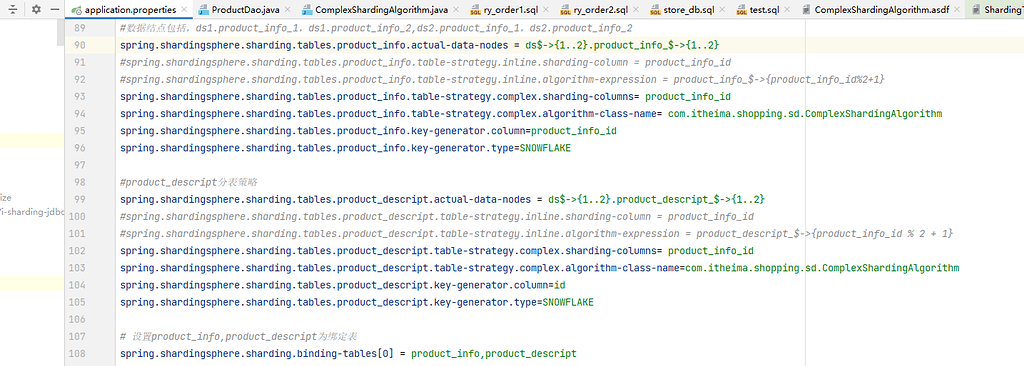 实现ComplexKeysShardingAlgorithm接口，报错Found different types for sharding value - 提问 - OpenSEC ...